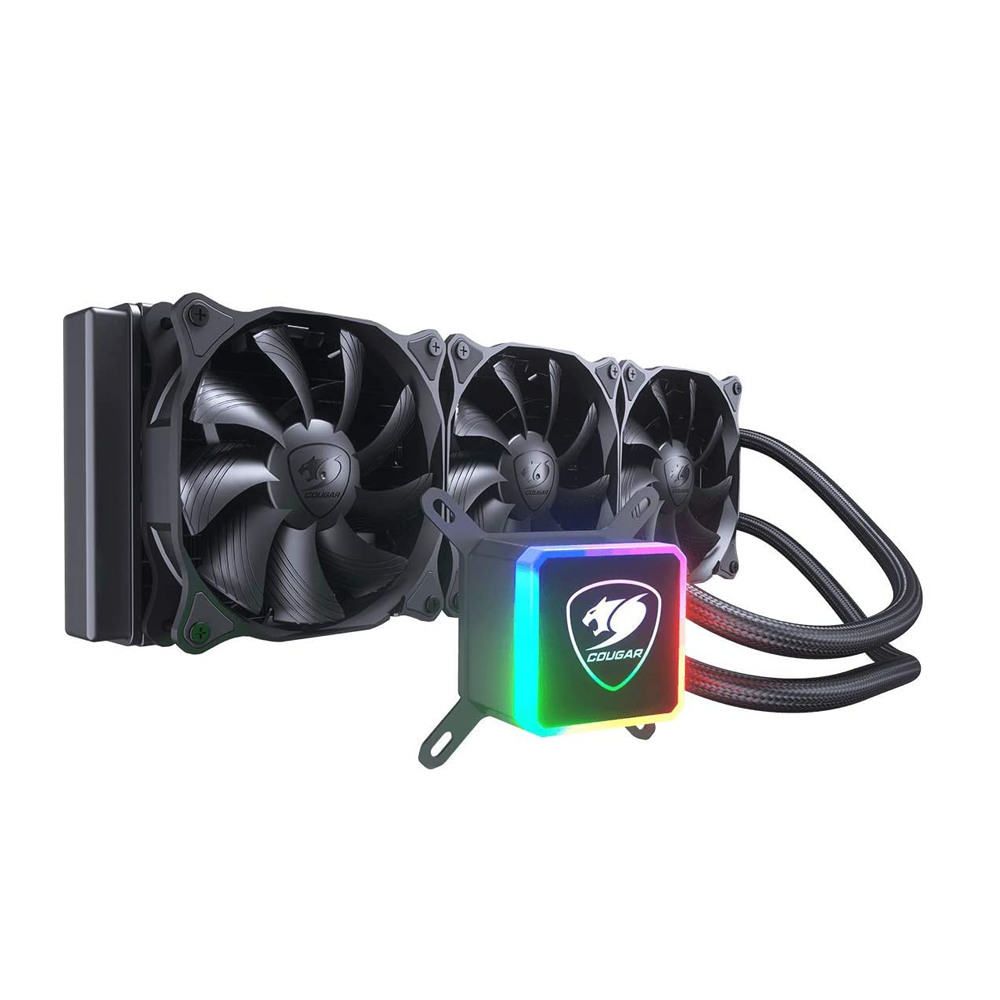 COOLER LIQUID-CPU COUGAR AQUA 360 3-FAN RGB - watanimall