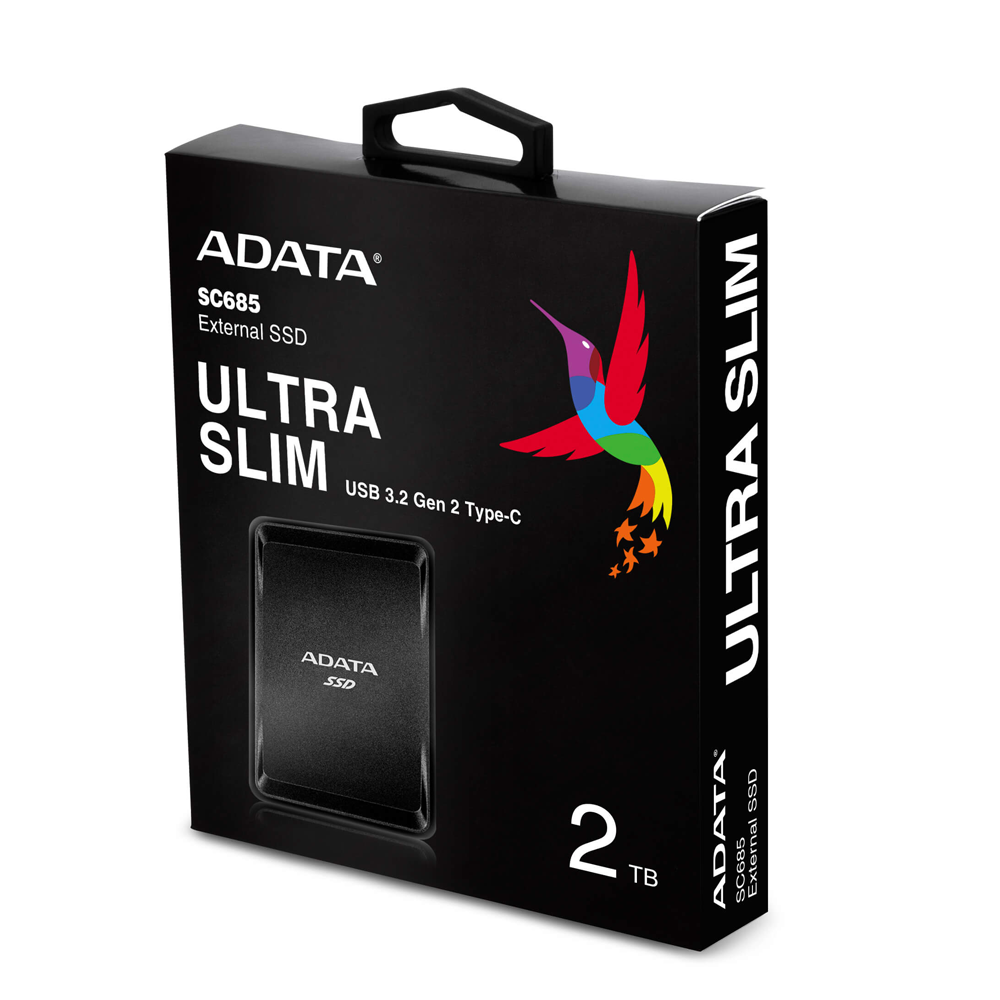 SDD EXTERNAL ADATA SC685 2T ULTRA SLIM USB 3.2 - watanimall