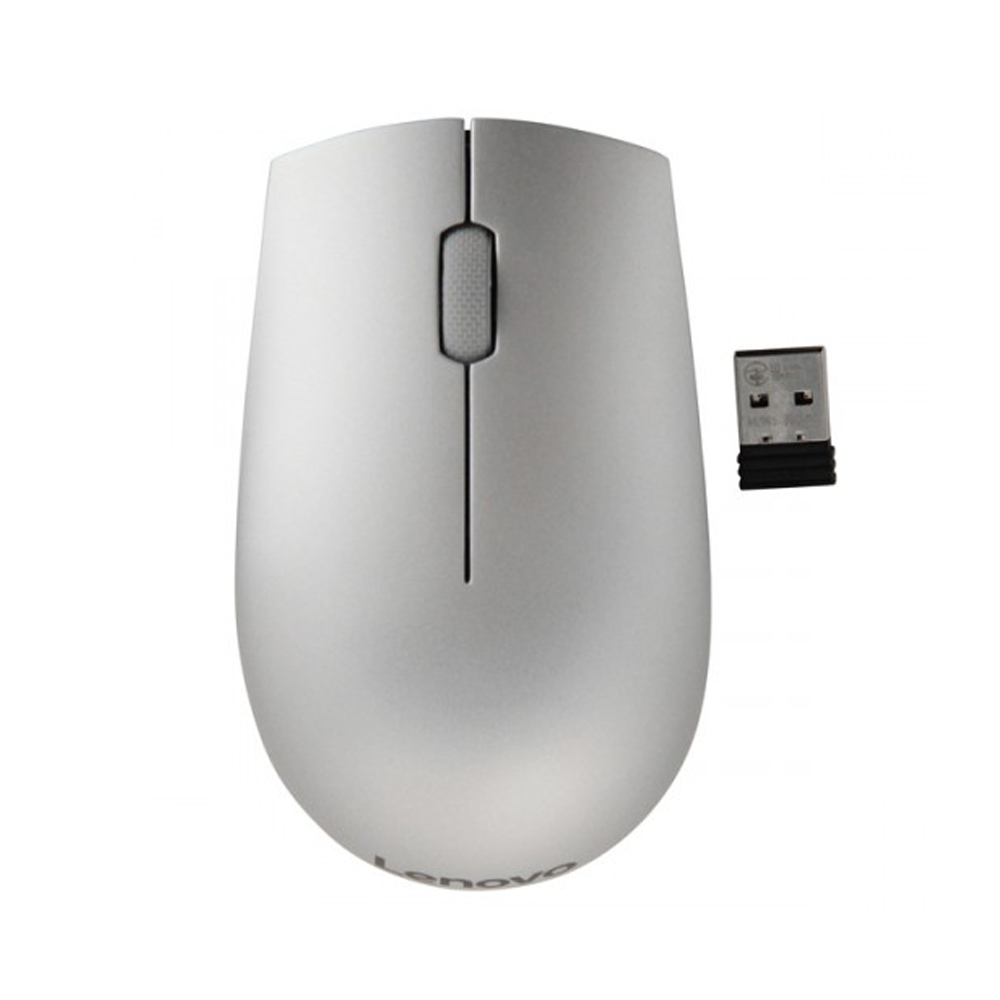MOUSE LENOVO 500 WIRELESS SILVER - watanimall