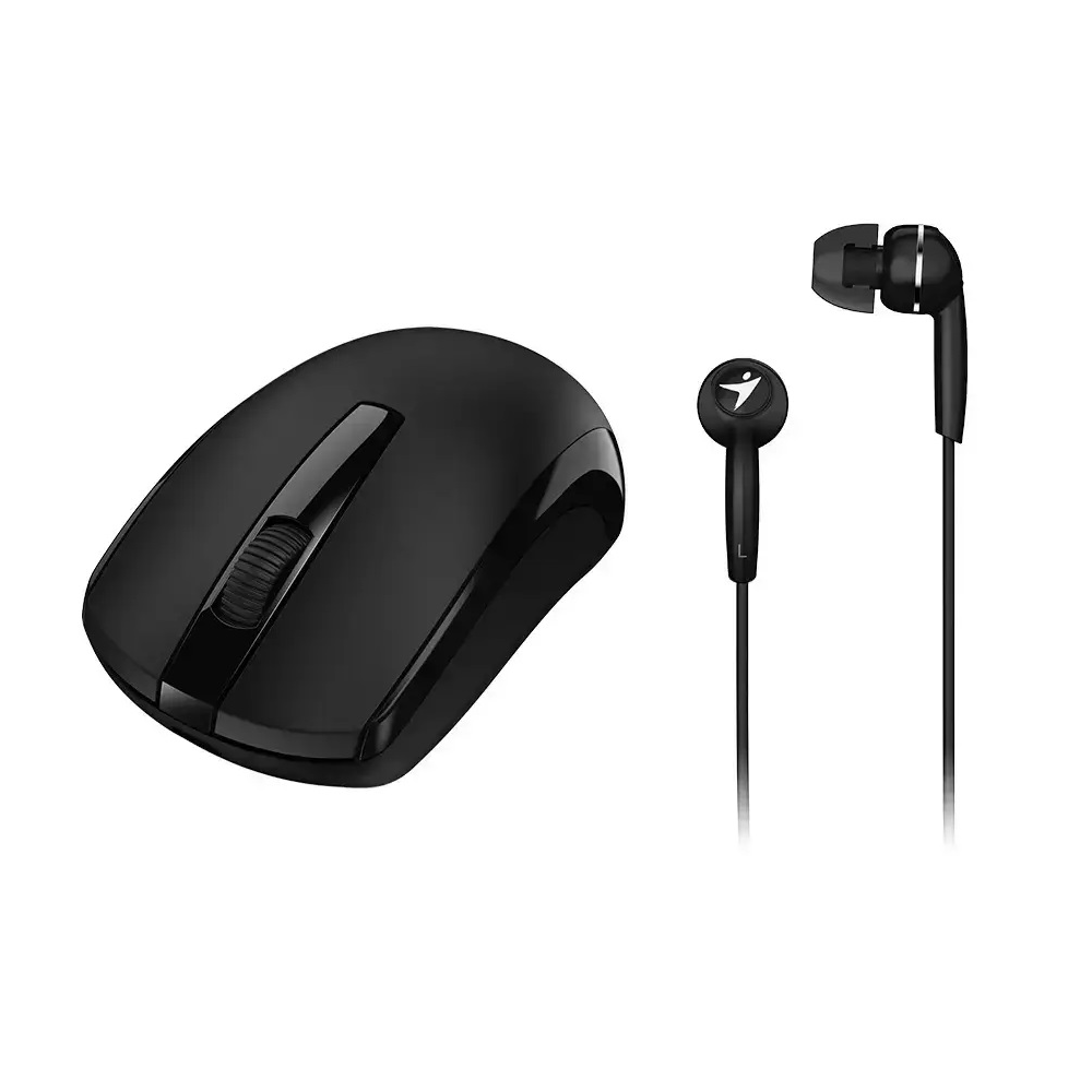MOUSE+ HEADSET GENIUS MH8100 BLACK - watanimall