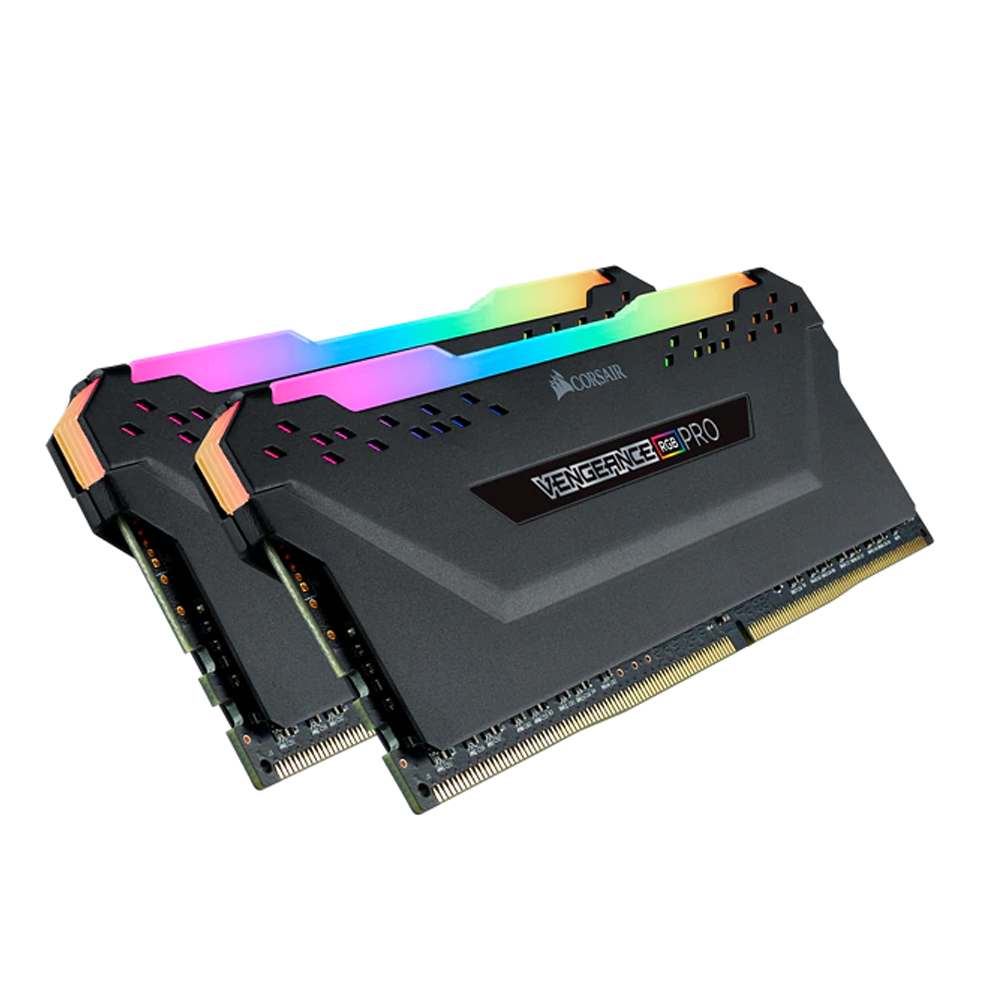 RAM CORSAIR VENGEANCE RGB PRO 3600 2X8 BLACK C18 - watanimall