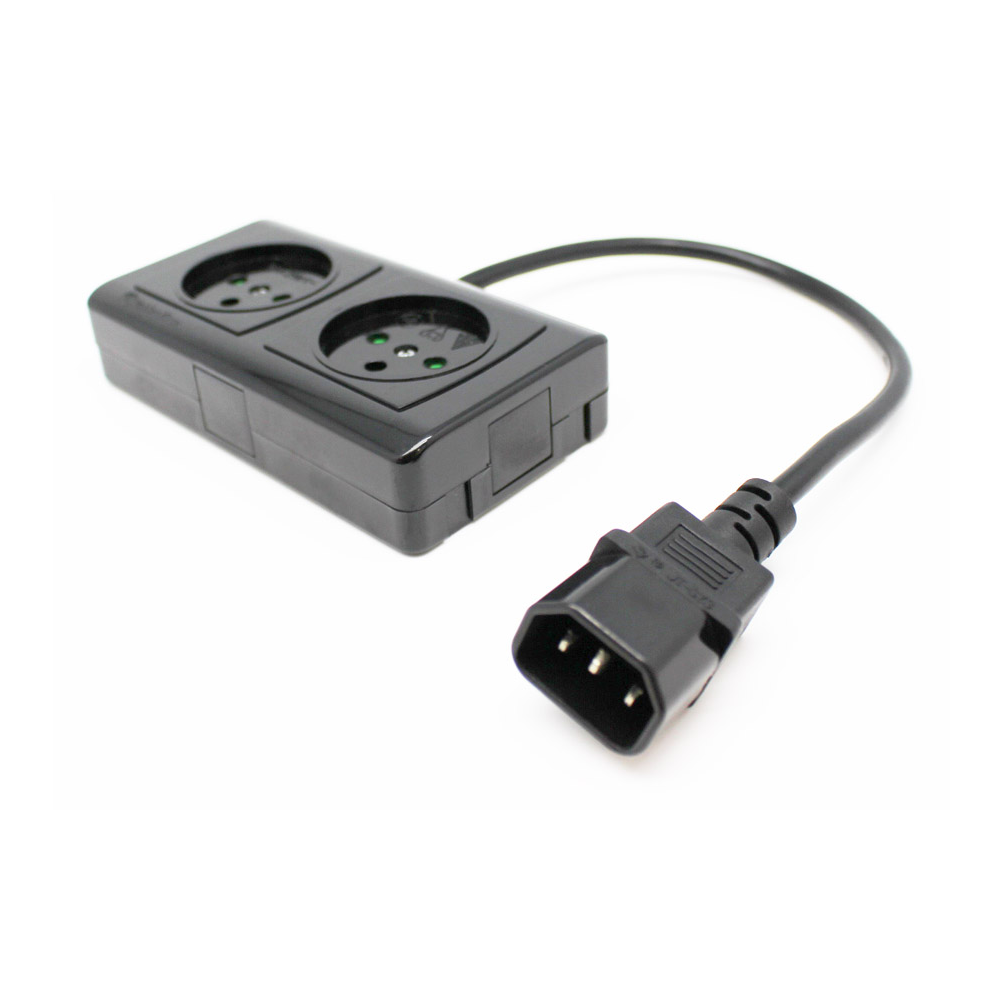 UPS POWER SPLITTER 220V FEMALE 2XPOWER LINE - watanimall