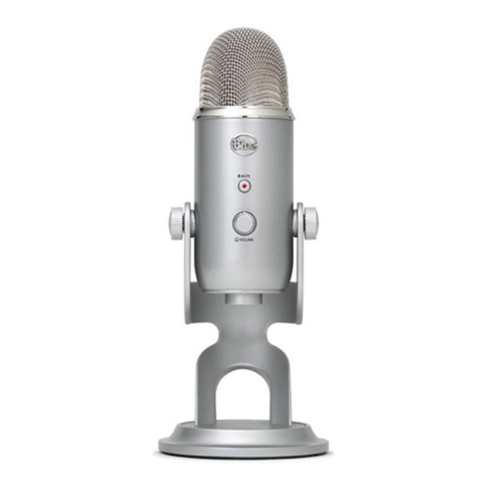 MICROPHONE BLUE YETI SILVER USB - watanimall