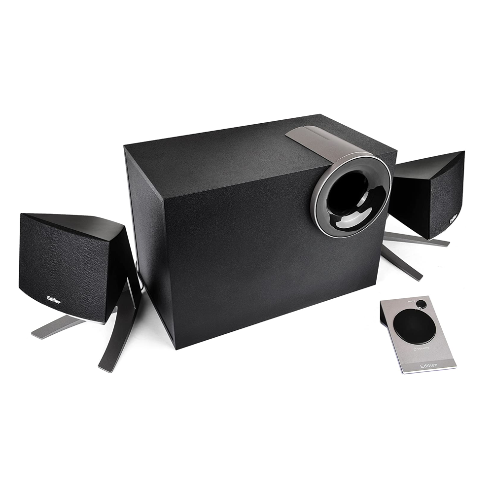 SPEAKER EDIFIRE 2.1 M1380 BLACK 28W - watanimall