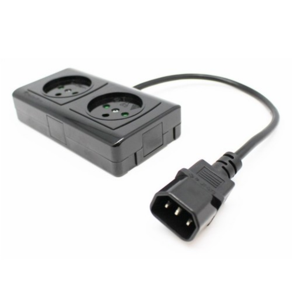 UPS POWER SPLITTER 220V FEMALE 2XPOWER LINE | watanimall