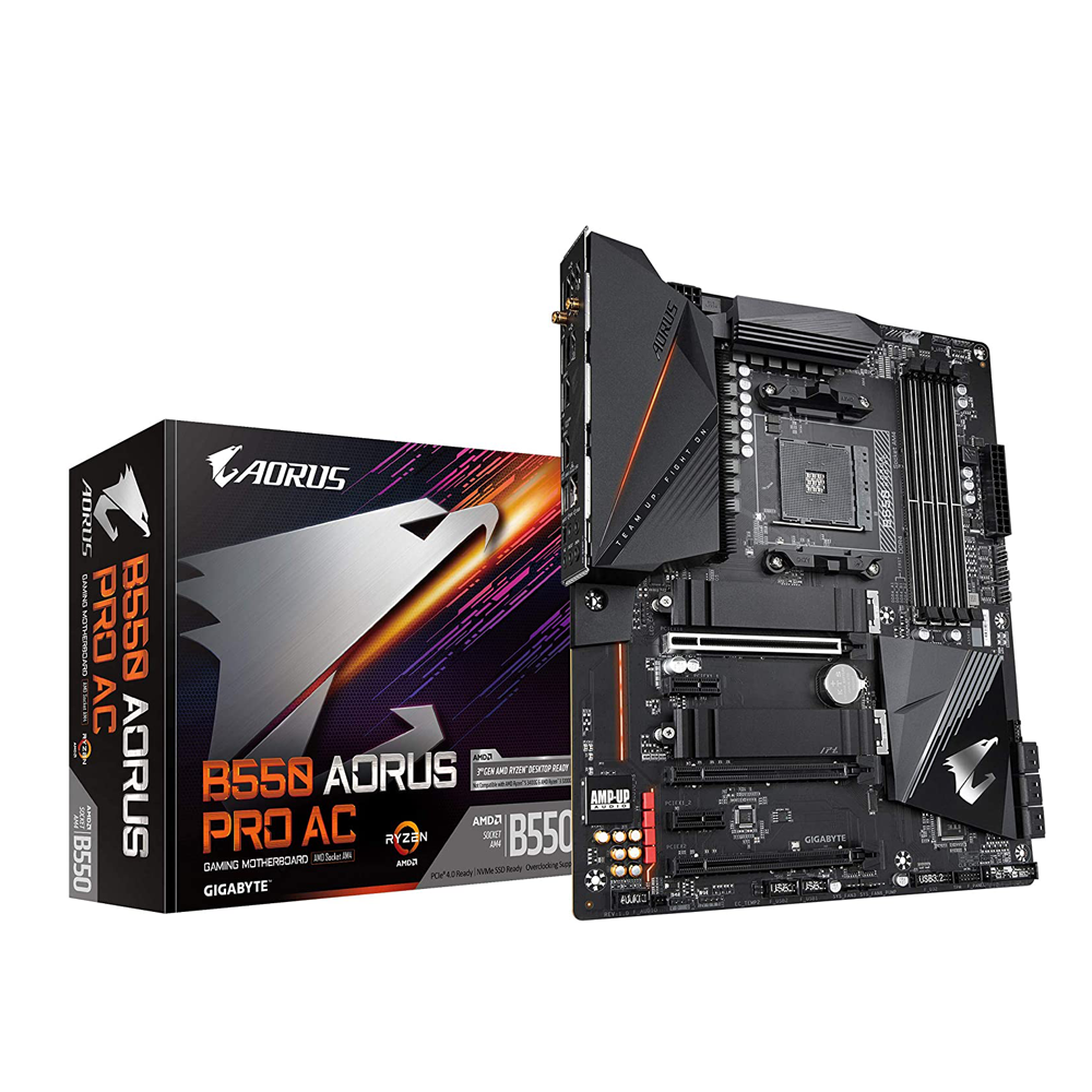 MB GIGABYTE B550 AOURS PRO AC AM4 AMD - watanimall