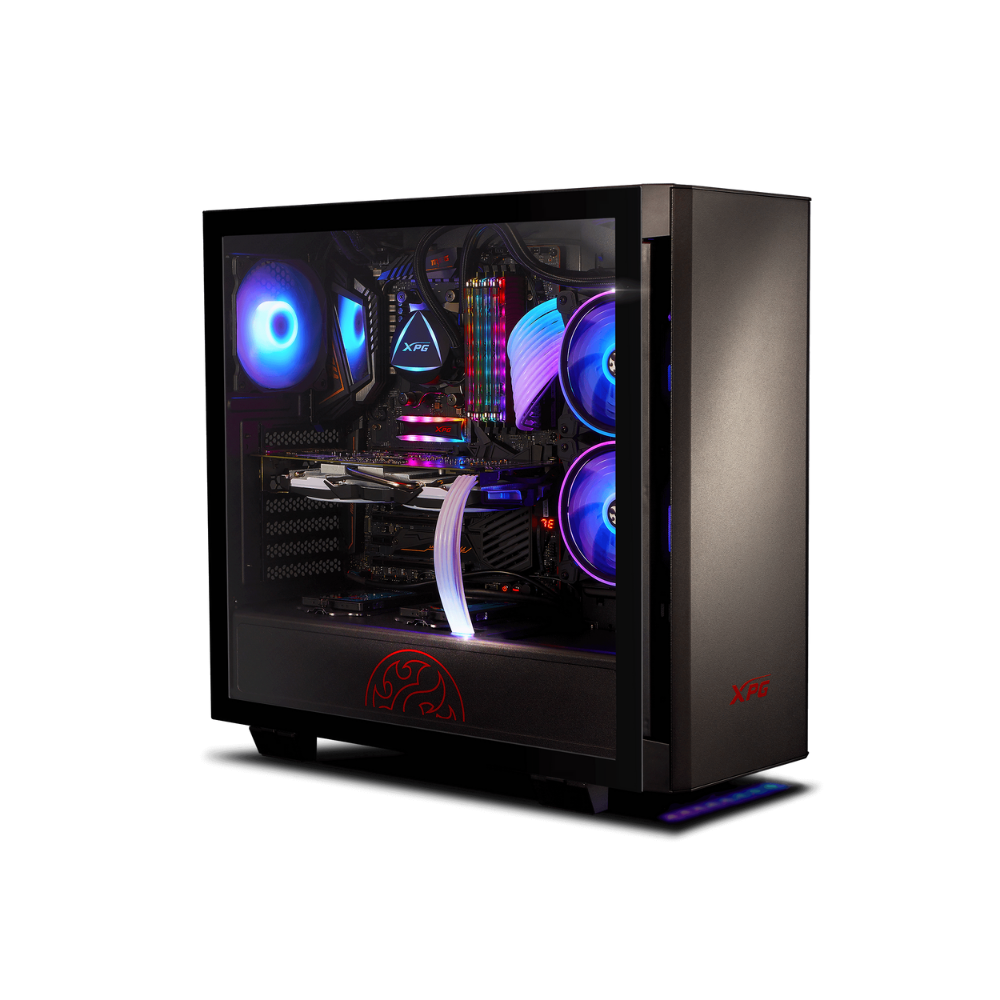 CASE XPG INVADER ARGB TG MID TOWER BLACK - watanimall