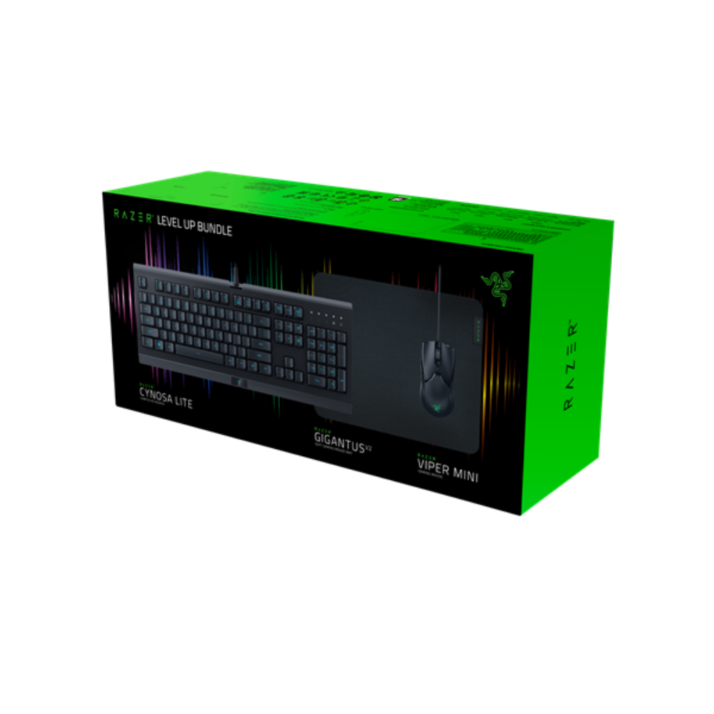 KB+M+MP RAZER LEVEL UP GAMING PACKAGE - watanimall