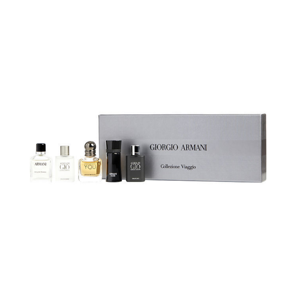 GIORGIO ARMANI VARIETY MINIATURE SET MEN 5PCS 3*5ML +2*4ML - watanimall