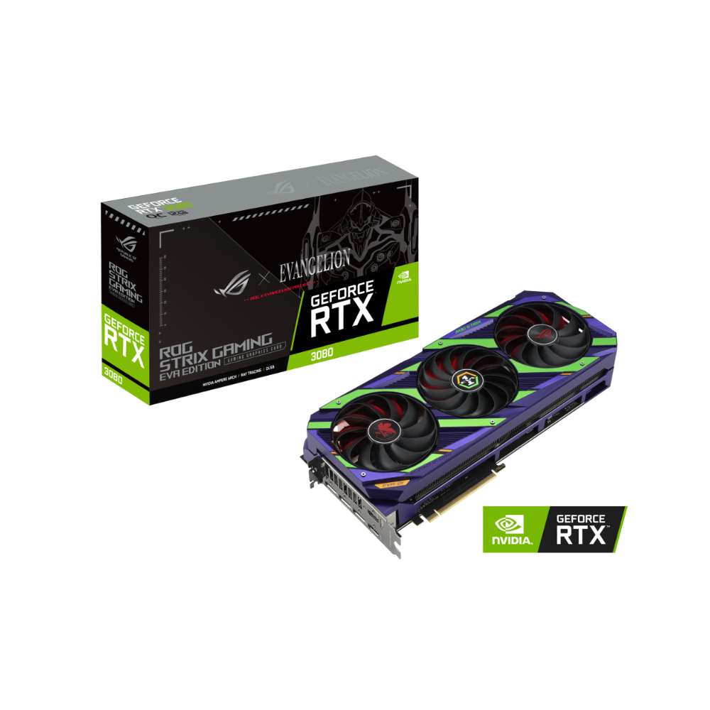 GPU ASUS ROG STRIX RTX3080-O12G-EVA-GAMING GDDR6X - watanimall