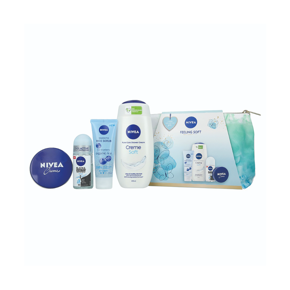 NIVEA WOMEN SKIN CARE CASE SET 4 ITEMS WITH BAG - watanimall