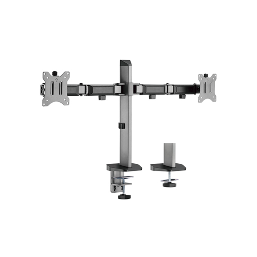 DESKTOP MONITOR ARM LUMI STAND FOR 2-ARM 17"-32" - watanimall