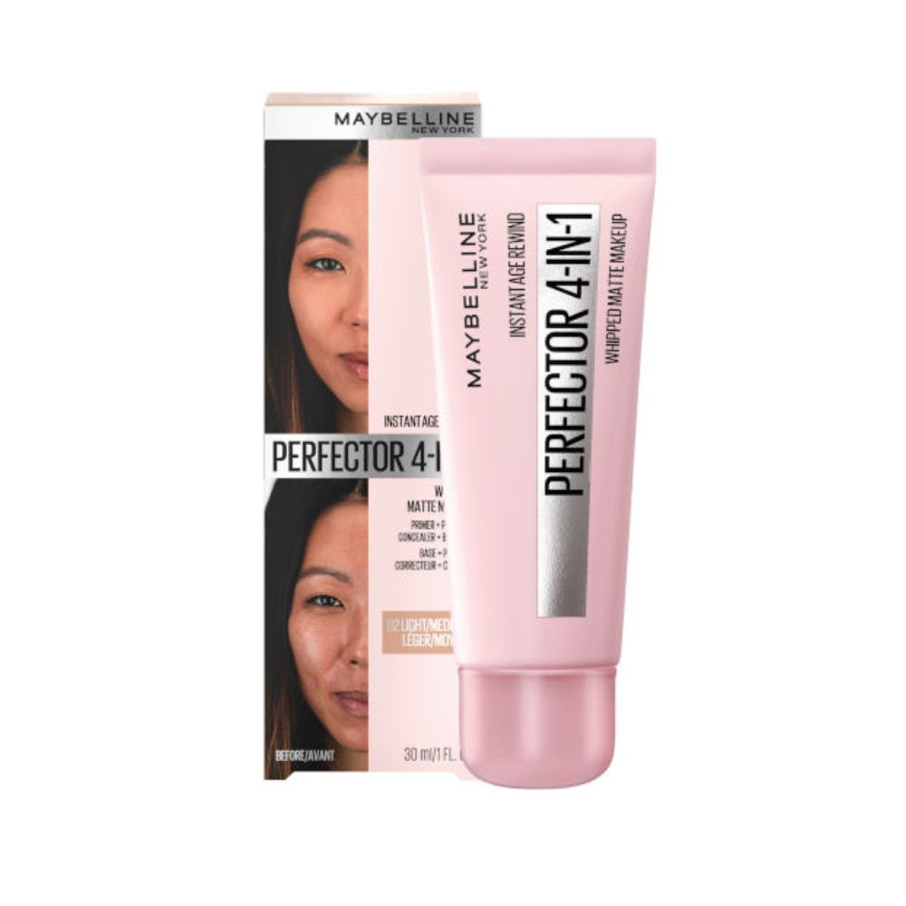 MAYBELLINE PERFECTOR MATTE MAKE UP 4 IN 1 LIGHT/MEDIUM 02 - watanimall