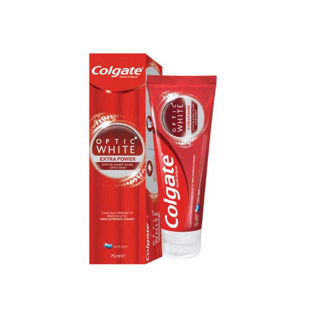 COLGATE TOOTHPASTE OPTICAL WHITE EXTRA POWDER - watanimall