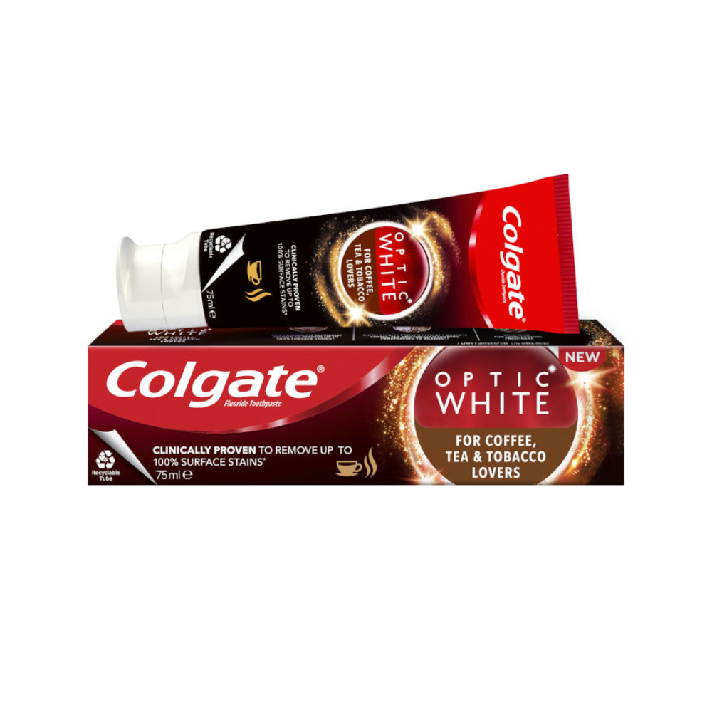 COLGATE TOOTHPASTE OPTICAL WHITE FOR COFFEE & TEA - watanimall