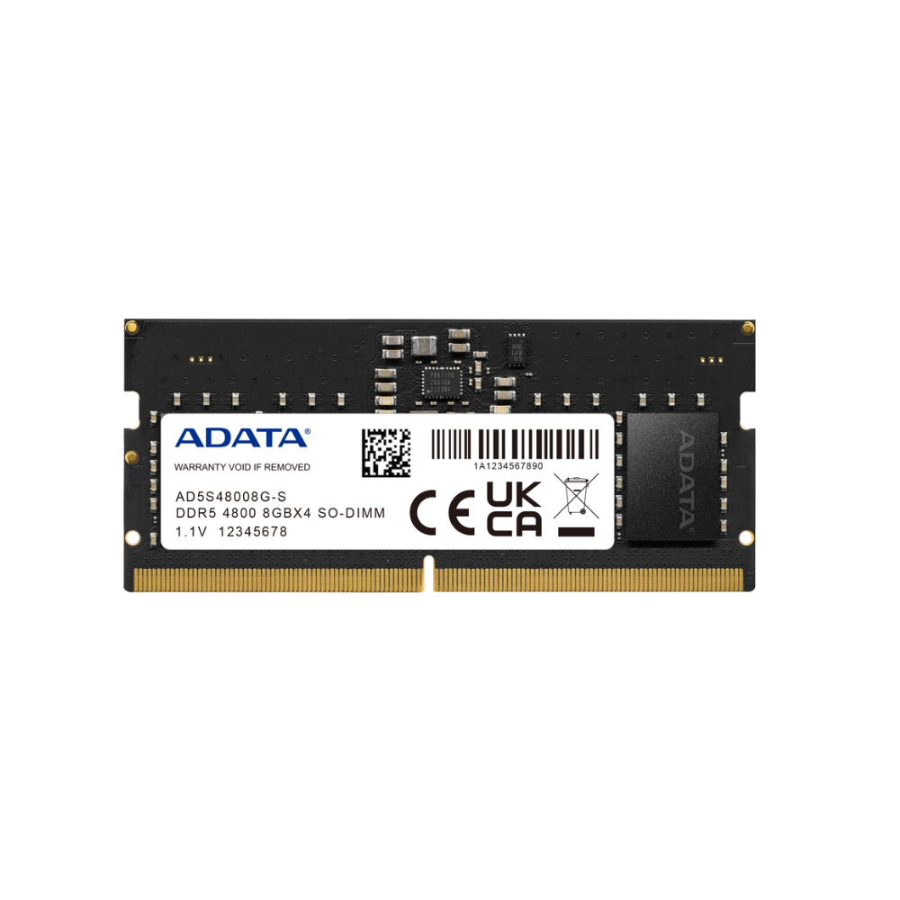 RAM ADATA PREMIER 16GB DDR5 SO-DIMM 4800MHz CL40 BLACK - watanimall