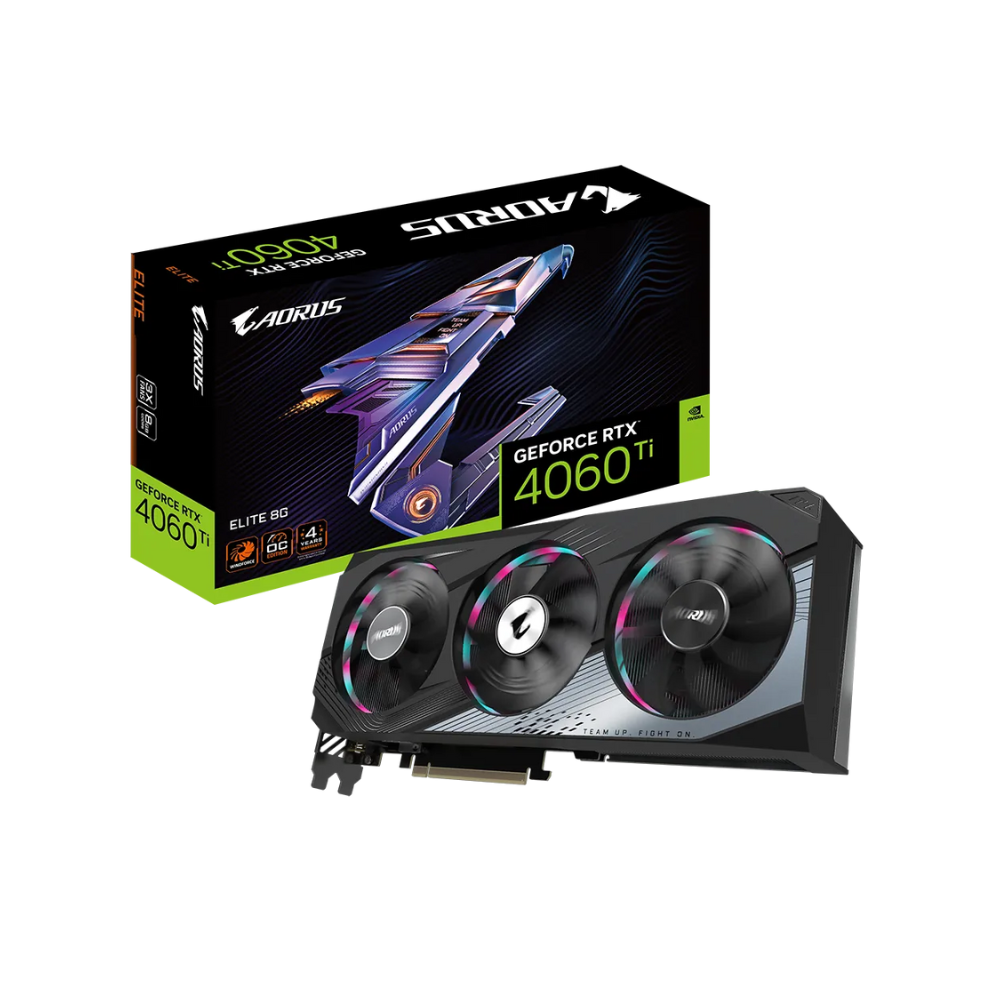 GPU GIGABYTE GEFORCE RTX4060TI-AORUS-ELITE-8GD - watanimall