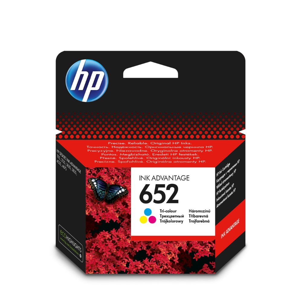 INK ADVANTAGE HP DESKJET 652 TRI COLOR - watanimall