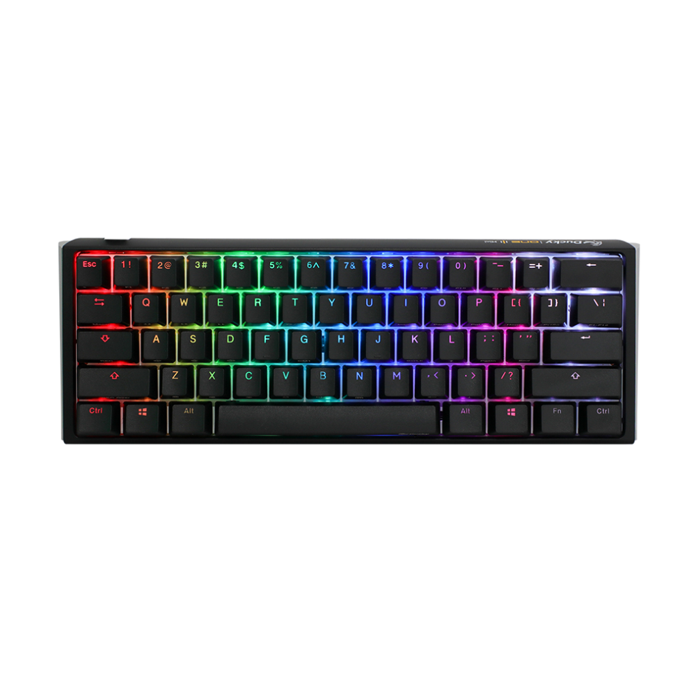 KEYBOARD DUCKY ONE III MINI 60% TACTILE BROWN - BLACK - watanimall