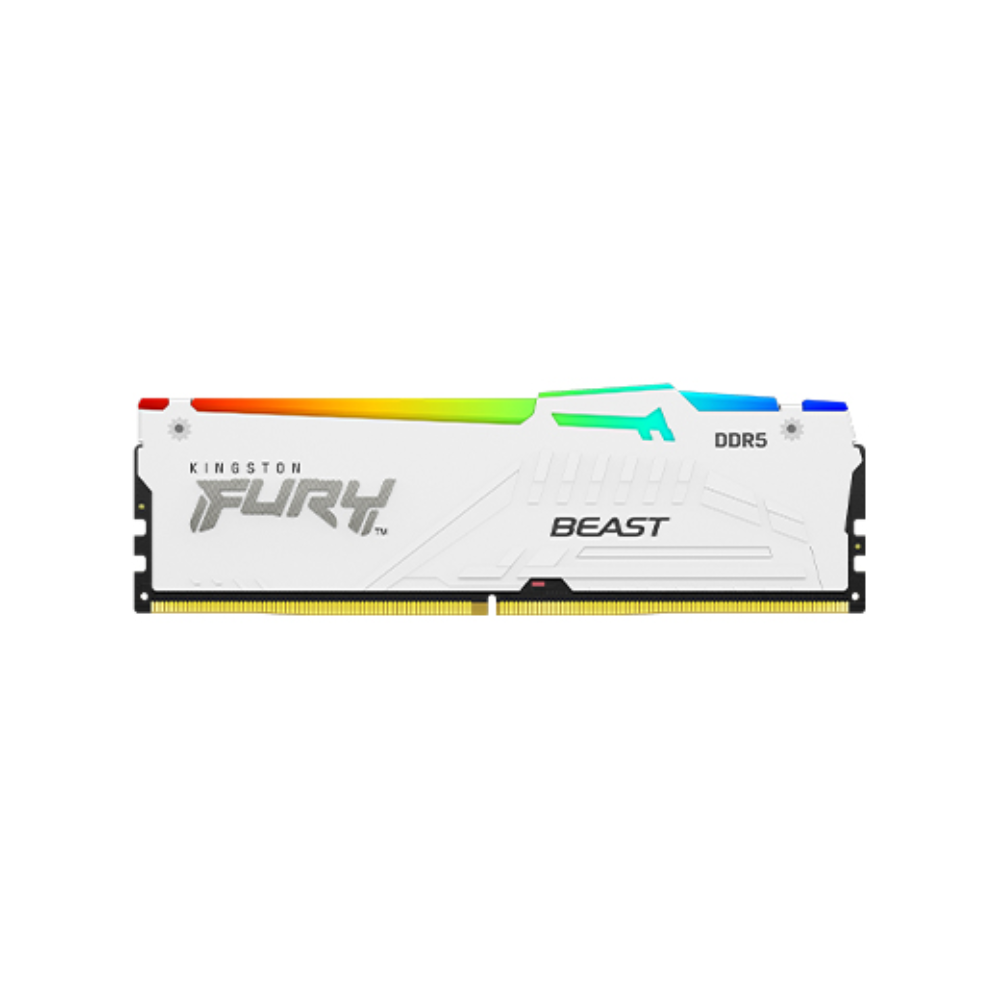 RAM KINGSTON FURY BEAST WHITE 6000 DDR5 CL36 1X16GB - watanimall