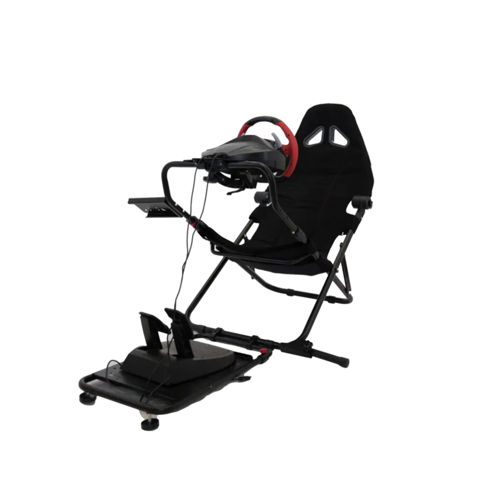 FOLDABLE RACING SIMULATOR PLAYGAME GY018-2 BLACK - watanimall