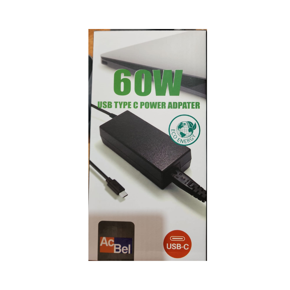 POWER ADAPTER ACBEL 60W USB TYPE C - watanimall