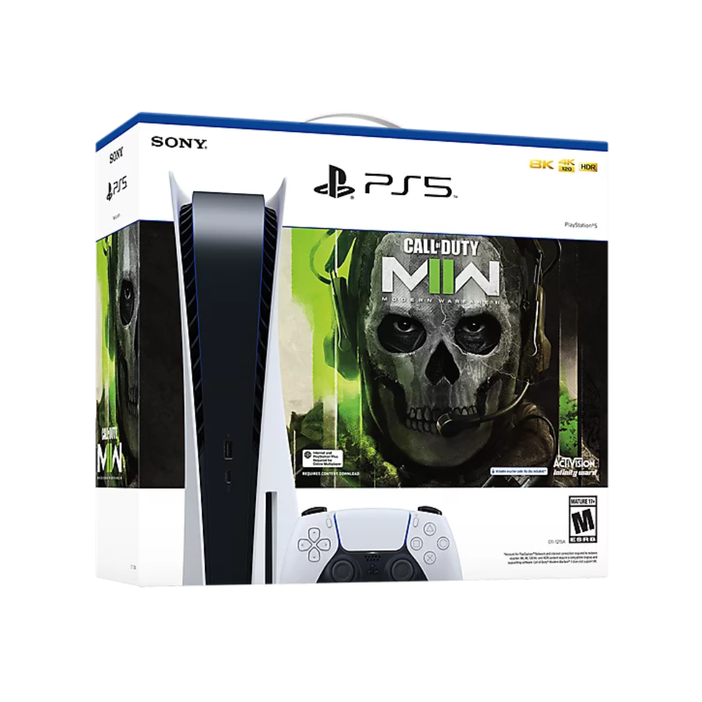 CONSOLE SONY PS5 BLU-RAY EDITION WHITE 825GB CALL OF DUTY - watanimall