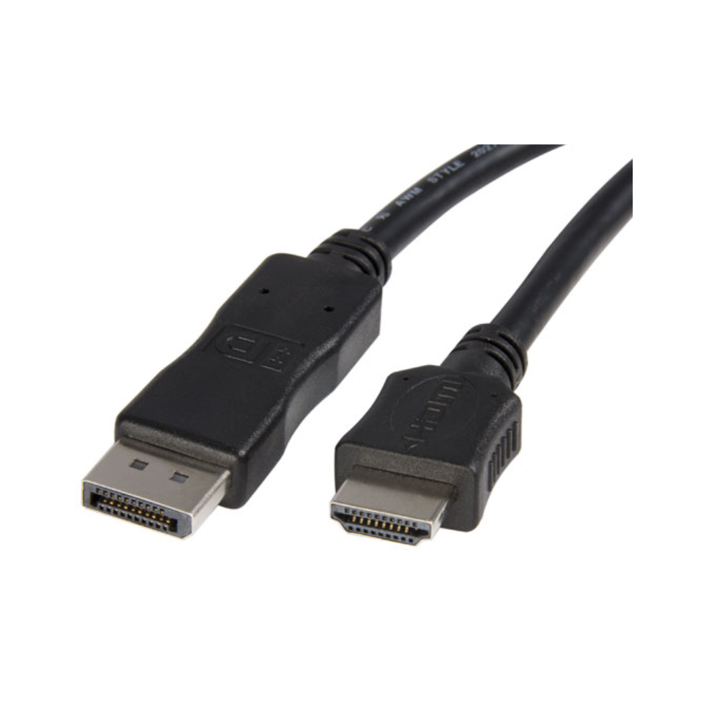 CABLE GOLD TOUCH DP TO HDMI 1080P 60HZ 1.8M - watanimall