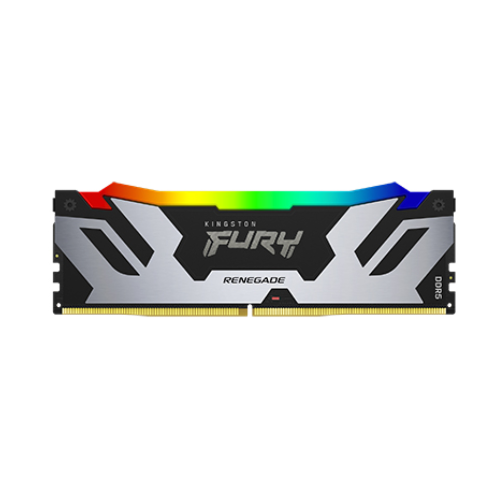 RAM KINGSTON FURY RENEGADE RGB SILVER 6000 DDR5 1X48GB CL32 - watanimall
