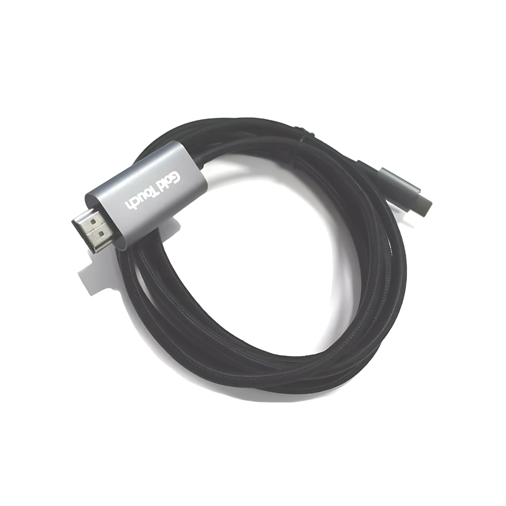 CABLE GOLD TOUCH USB-C TO HDMI 1.8M 4K 60Hz - watanimall