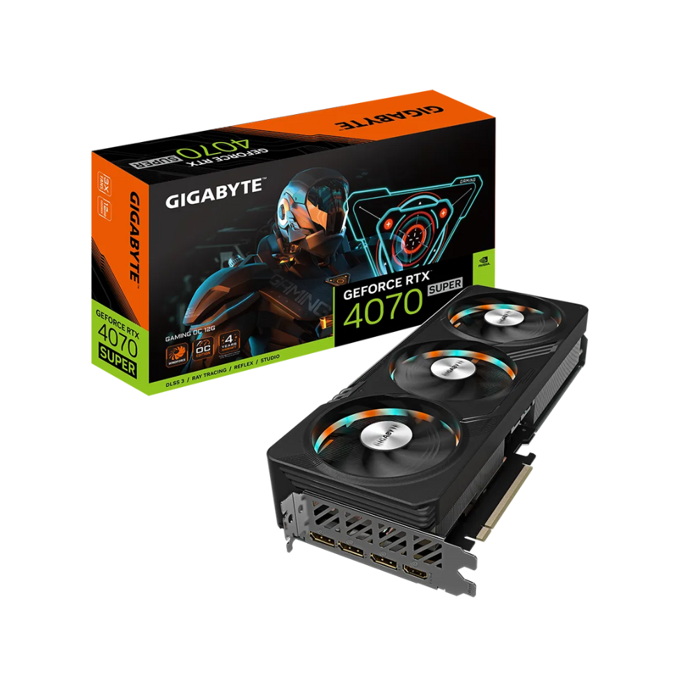 GPU GIGABYTE GEFORCE RTX4070 SUPER GAMING OC 12G - watanimall