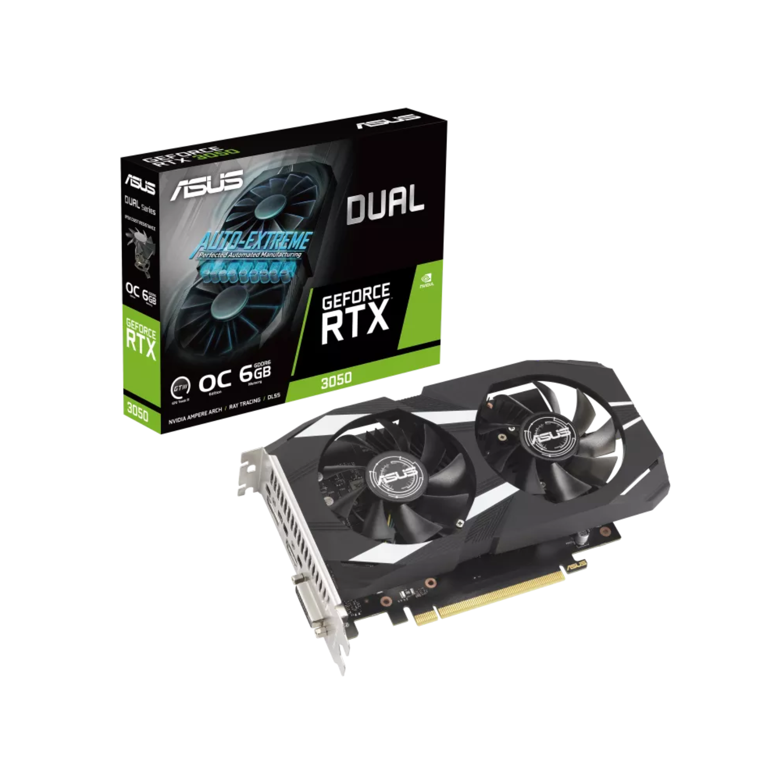 GPU ASUS DUAL RTX3050-O6G-GAMING - watanimall