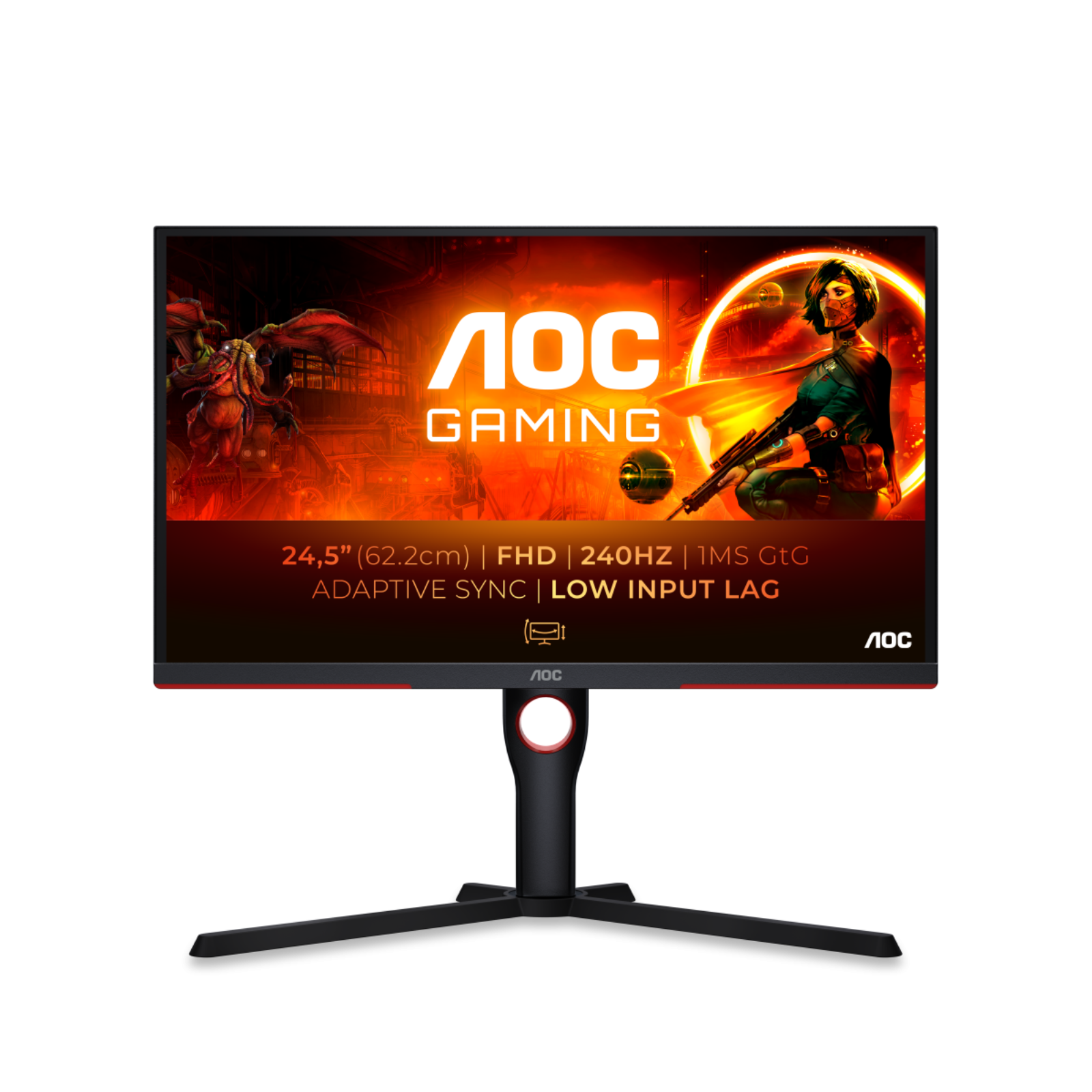 MONITOR AOC 25G3ZM/BK 24.5'' FHD LED VA 240HZ - watanimall