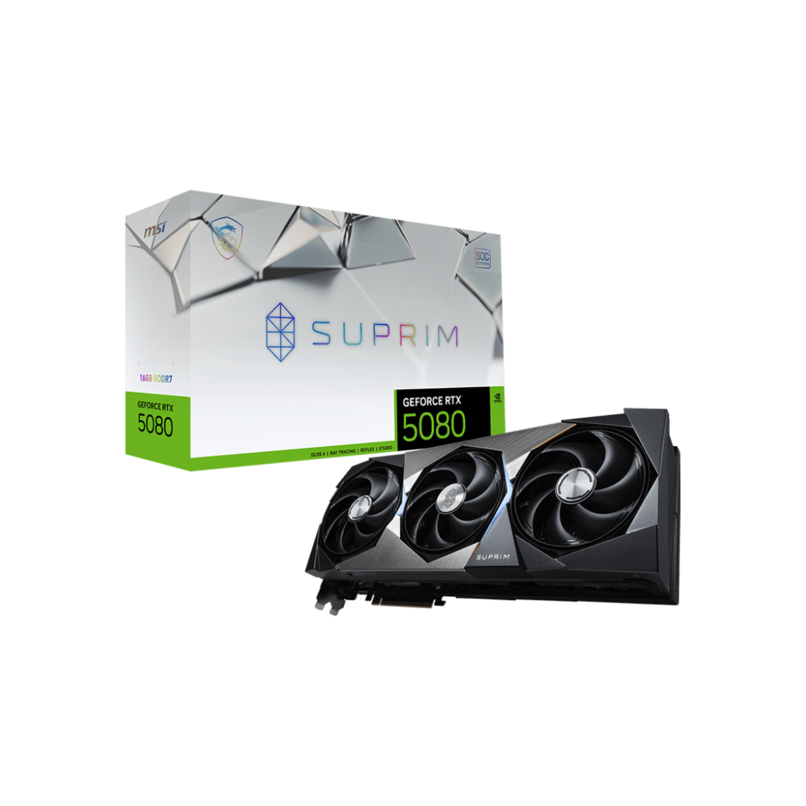 GPU MSI GEFORCE RTX5080 SUPRIM 16GB SOC - watanimall
