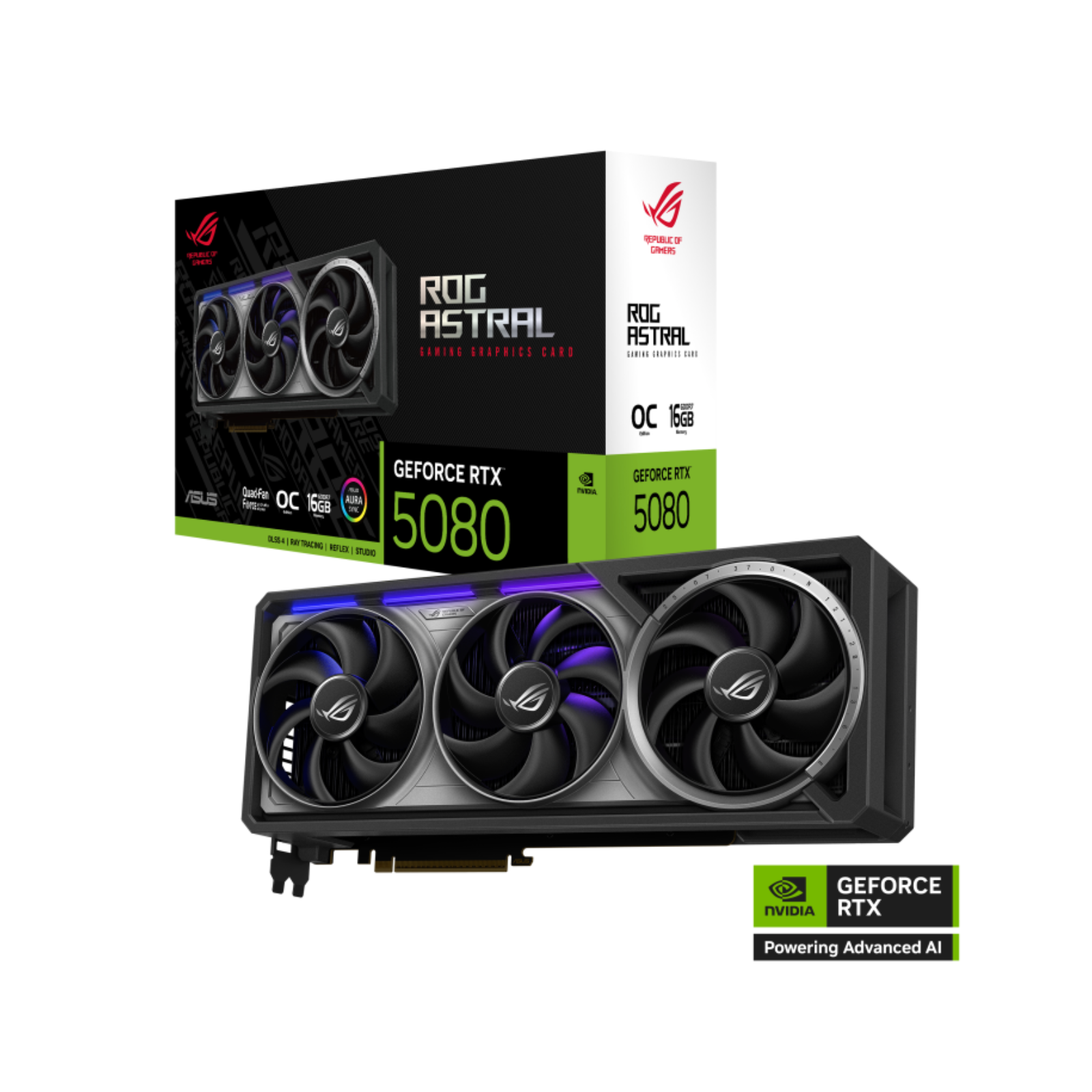 GPU ASUS ROG ASTRAL RTX5080-O16G-GAMING - watanimall