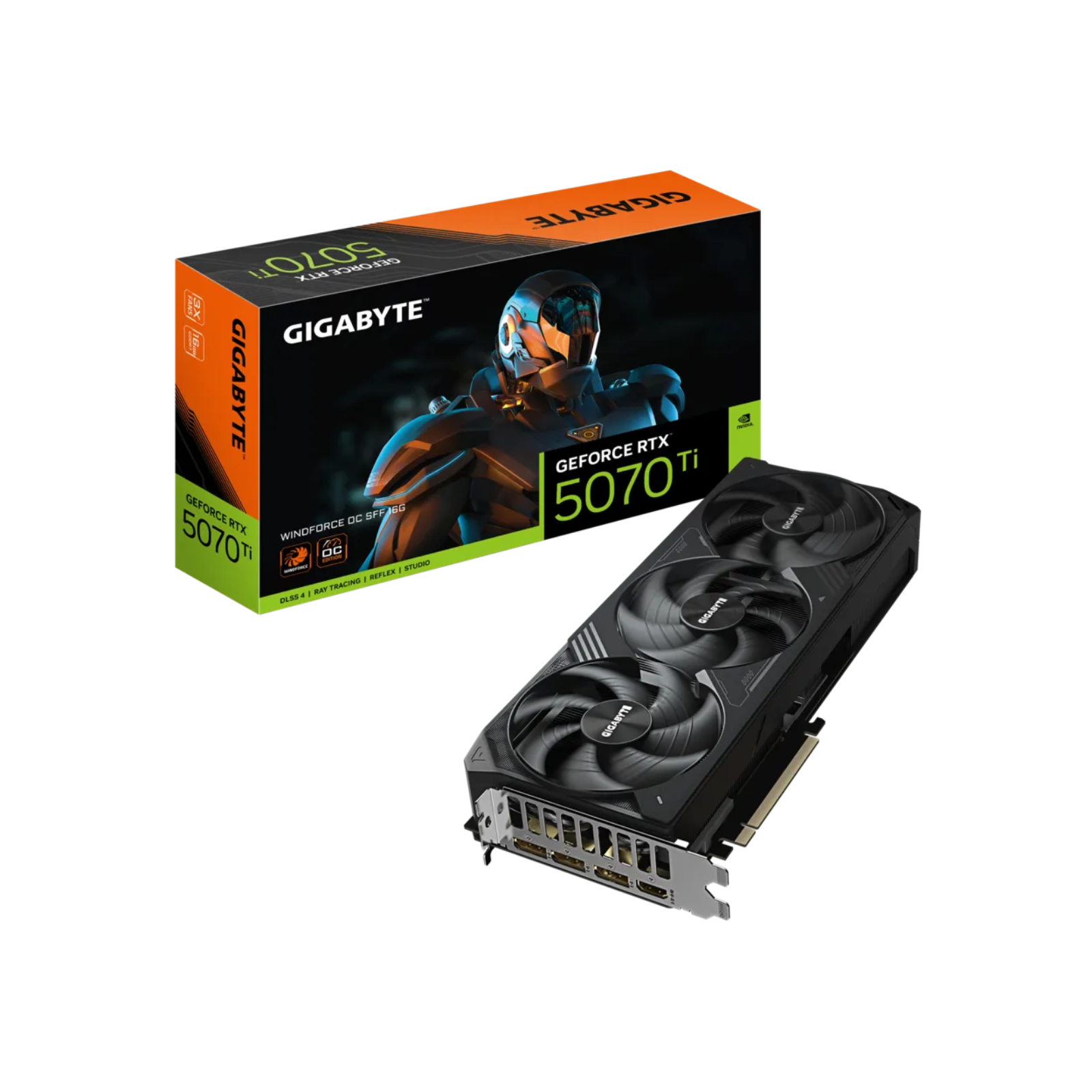 GPU GIGABYTE GEFORCE RTX5070TI WINDFORCE OC SFF 16GB - watanimall