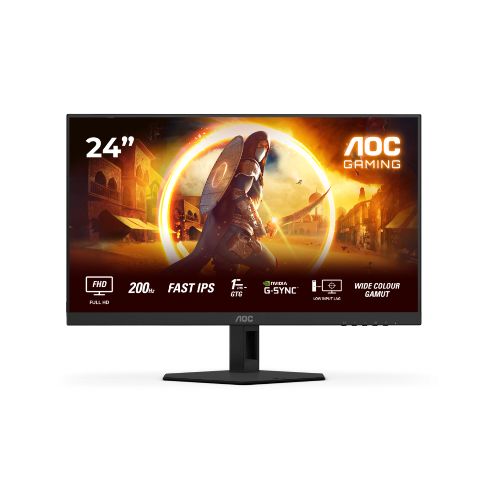 MONITOR AOC 24G4HRE 23.8'' FHD IPS 200HZ - watanimall